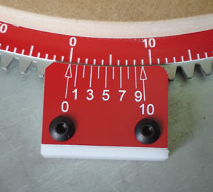 TK Rotary Table Degree Wheel for the Legacy Ornamental Mill Rotary Table